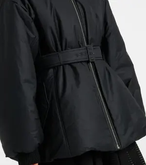Alaïa Belted Cotton-blend Jacket