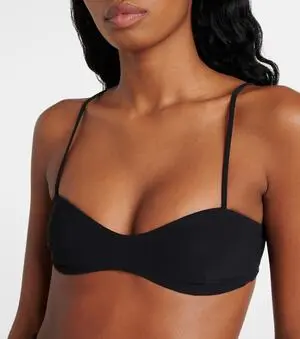 Faithfull The Brand Evora Bikini Top - Black