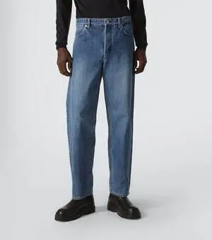 JIL SANDER Faded Straight Jeans - Blue