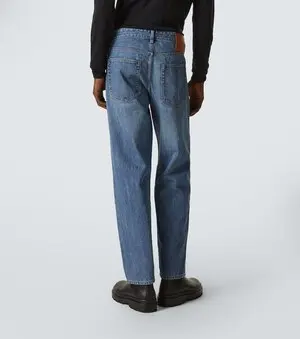 JIL SANDER Faded Straight Jeans