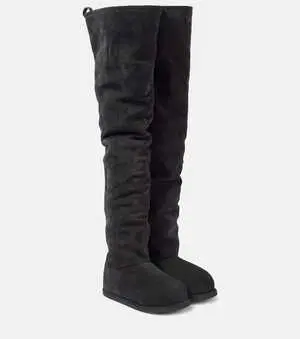 Amina Muaddi Flat Boots For Women