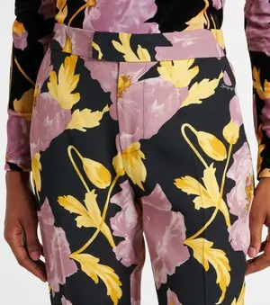 La DoubleJ Saturday Night Printed Bootcut Trousers - Multicoloured