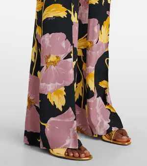 La DoubleJ Saturday Night Printed Bootcut Trousers