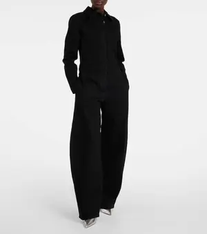 Alaïa Denim Jumpsuit - Black