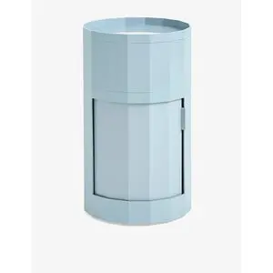 HAY Facet High Plastic Cabinet 66cm - Misty Blue