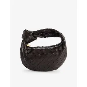 Bottega Veneta Mini Jodie Leather Hobo Bag - Fondant-gold
