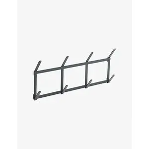 HAY Tape Four-rack Steel Coat Rack - Metallic Grey