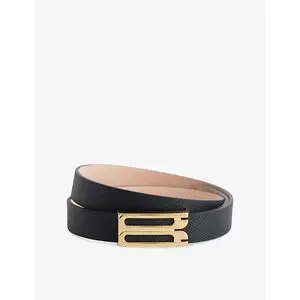 Victoria Beckham Frame Leather Belt - Black