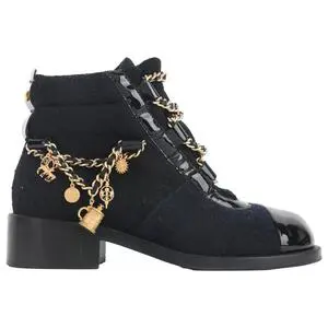 Chanel Chanel Charm Ankle Boots - Black