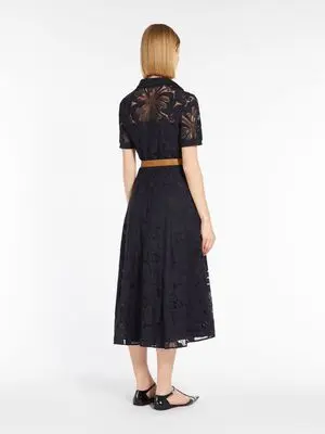 Max Mara Lace Polo Shirt Midi Dress