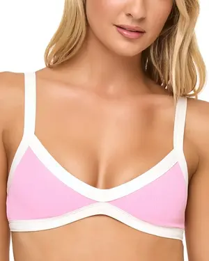 L*Space Taylor Bikini Top - Pink Sugar/cream