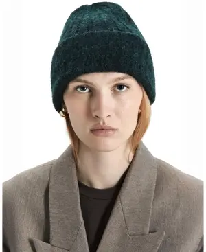 HYER GOODS Upcycled Alpaca Wool Chunky Rib Beanie