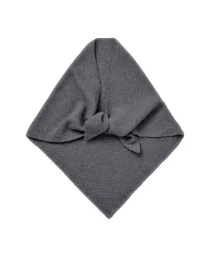HYER GOODS Upcycled Merino Wool Head Scarf - Grey