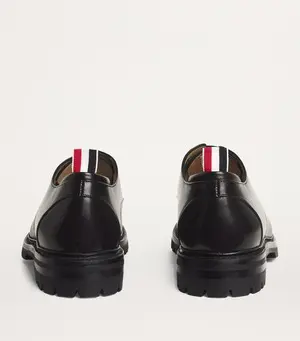 Thom Browne Leather Commando Derby Shoes - Black