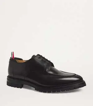 Thom Browne Leather Commando Derby Shoes - Black