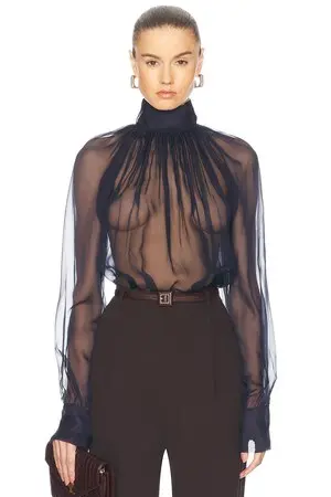 Saint Laurent Sheer Tops