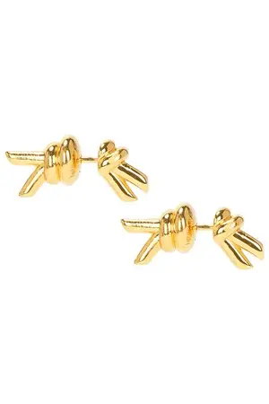 Bottega Veneta Knot Stud Earrings - Gold