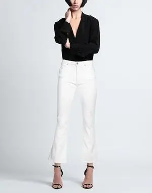 DONDUP Bootcut Mandy Pants - White