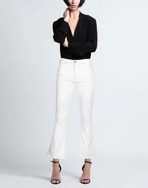 DONDUP Bootcut Mandy Pants - White