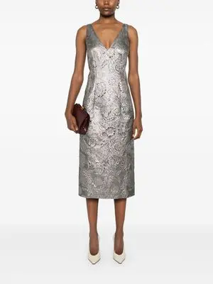 TOTEME Brocade Midi Dress