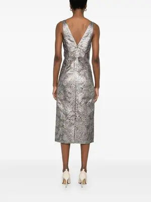 TOTEME Brocade Midi Dress