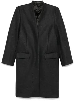 TOTEME Deep Pleat Overcoat - Grey