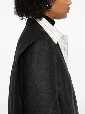TOTEME Deep Pleat Overcoat - Grey
