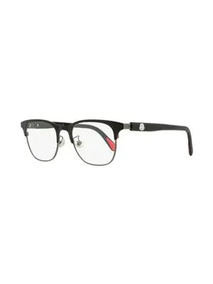 Moncler Rectangle-frame Glasses - Black