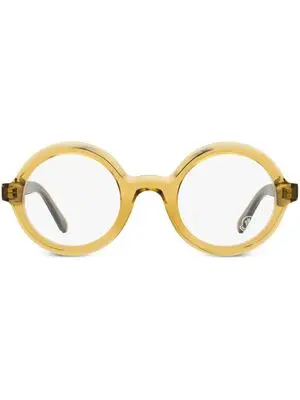 Moncler Round-frame Glasses - Brown