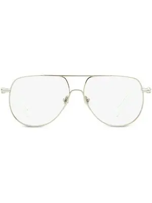 Moncler Pilot Frame Glasses - Gold