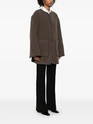 TOTEME Zip-up Jacket - Brown