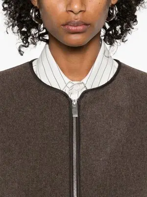 TOTEME Zip-up Jacket - Brown