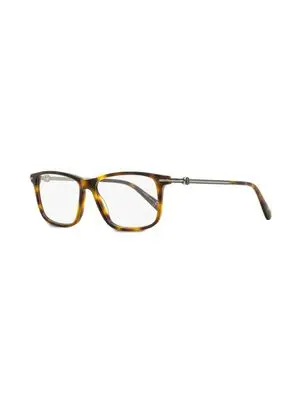 Moncler Rectangle-frame Glasses - Brown