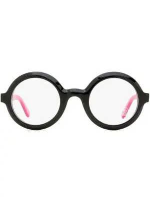 Moncler Round-frame Glasses - Black
