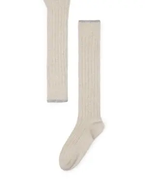 Brunello Cucinelli Cashmere Knee-high Socks - Neutrals