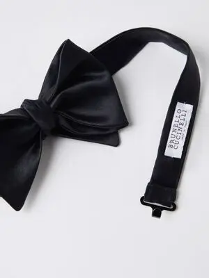 Brunello Cucinelli Logo-patch Bow Tie