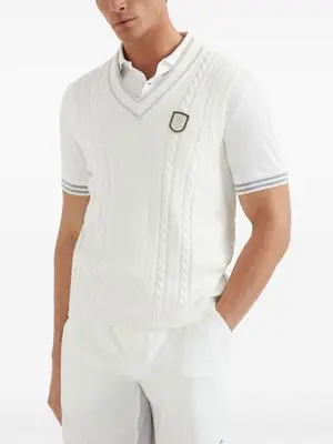 Brunello Cucinelli Cable Knit Vest