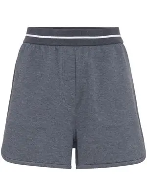 Brunello Cucinelli Stripe-detail Shorts - Grey