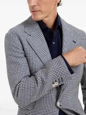 Brunello Cucinelli Puppytooth Blazer