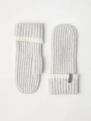 Brunello Cucinelli Cashmere Gloves - Grey