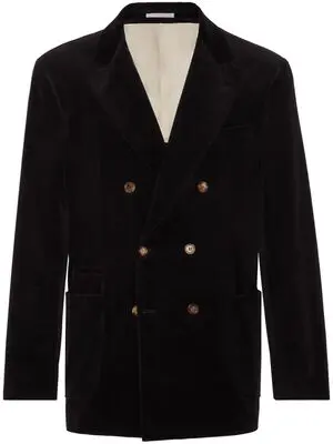 Brunello Cucinelli Double-breasted Blazer - Black
