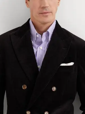 Brunello Cucinelli Double-breasted Blazer - Black