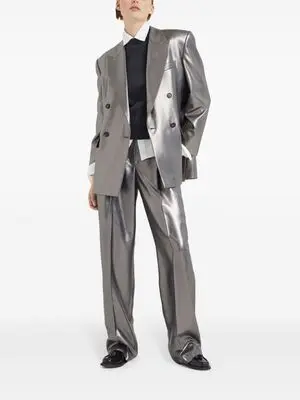 Brunello Cucinelli Tailored Silk Trousers