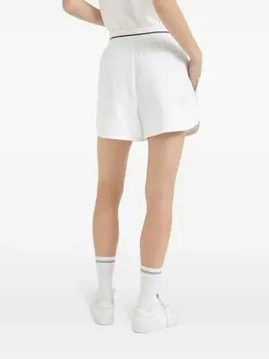 Brunello Cucinelli Stripe Detail Shorts - White