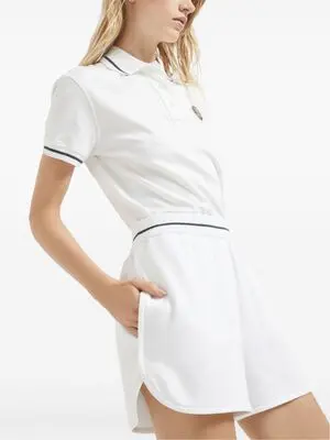 Brunello Cucinelli Stripe Detail Shorts - White
