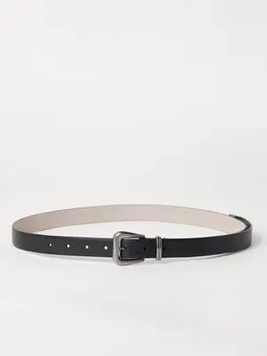 Brunello Cucinelli Leather Belt - Black