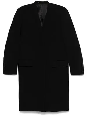 TOTEME Deep Pleat Coat - Black
