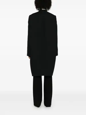 TOTEME Deep Pleat Coat - Black