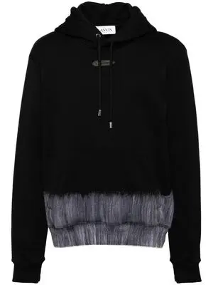 LANVIN Logo-patch Hoodie