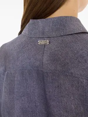 Alberta Ferretti Logo-plaque Shirt